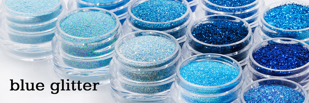 Blue Glitter | Cosmetic Glitter | Nail Art Glitter - Glitties