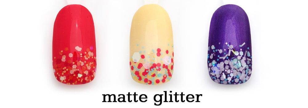 Matte Glitter | Solvent Resistant | Glitter For Nails and Makeup - Glitties
